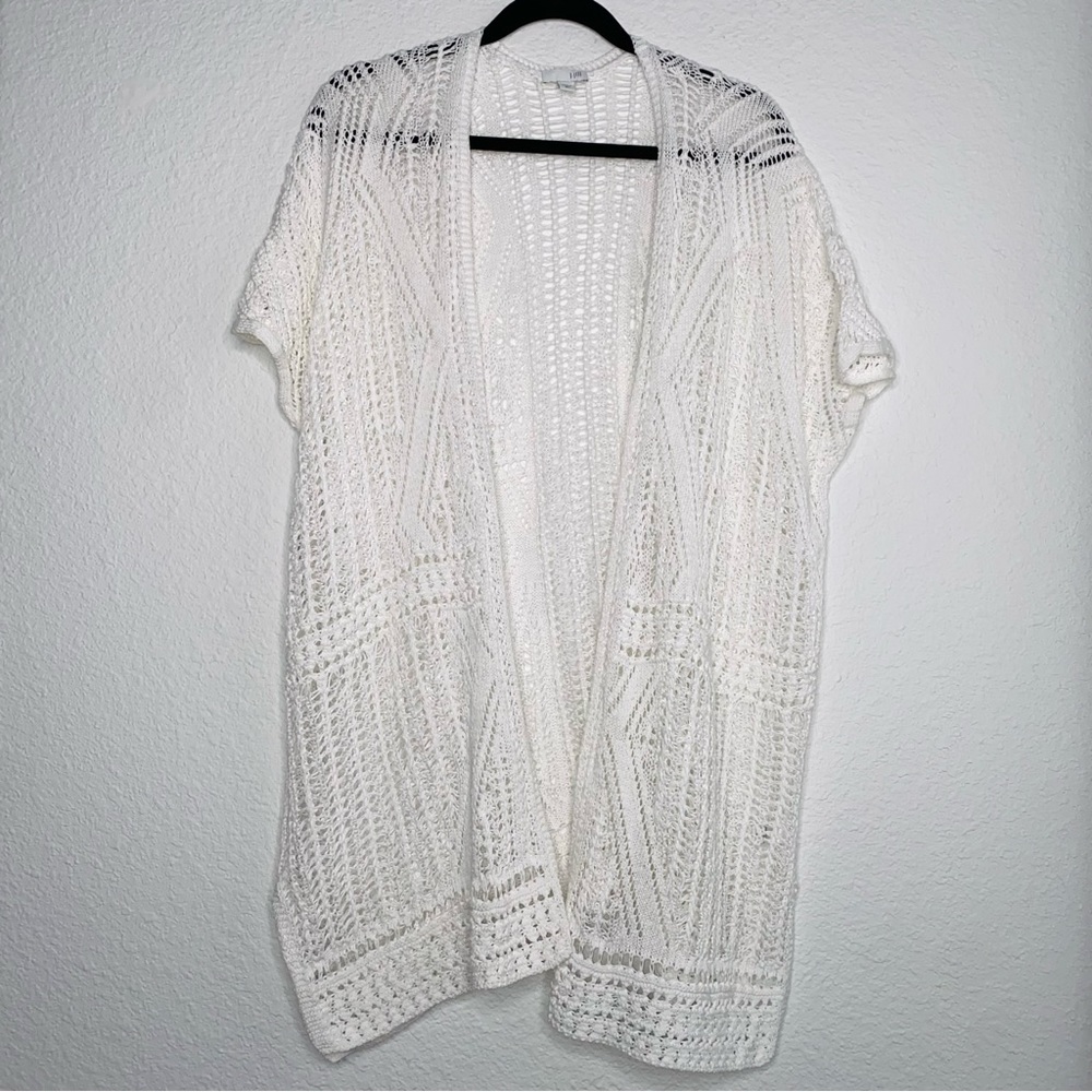 J.Jill Crochet Duster - Gem